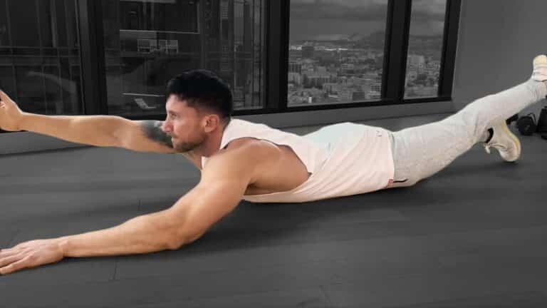 Alternating Superman Exercise - SuperHuman Fitness